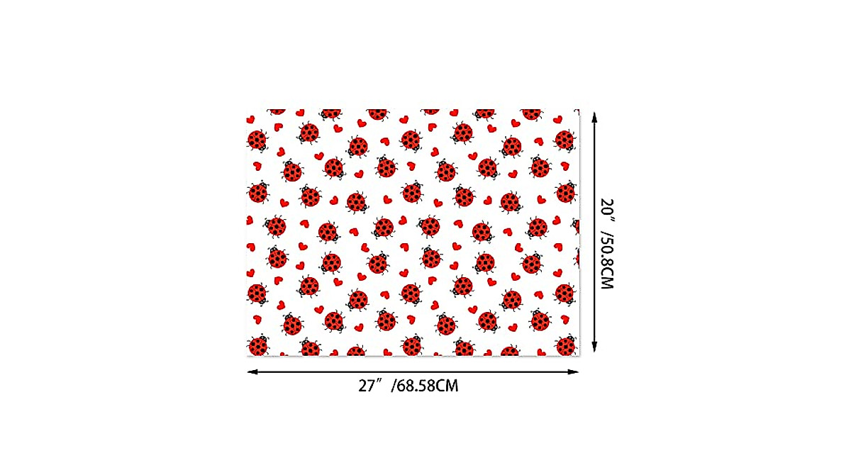 Lide Road Ladybug Wrapping Paper - Perfect for Birthdays