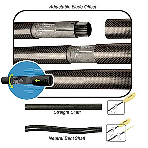 Werner Paddles Kalliste Bent 2PC STD Kayak Paddle 2020-230/Carbon
