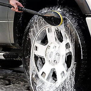 Kärcher - Universal Rotating Wash Brush Attachment - For Gas & Electric Power Pressure Washers - 4000 PSI - Quick-Connect,Black