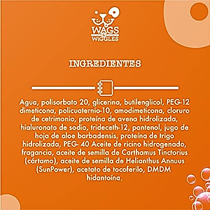 Wags & Wiggles Smooth Detangling Spray in Juicy Apricot | Dog Grooming Detangler Spray to Eliminate Knots, Mats, and Tangles | Dog Freshening Spray, 12 Ounces