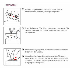 Peacock Japanese Replacement Burner of Pocket Hand Warmer 24 Hours (Giant)