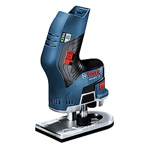 Bosch GKF12V-25N-RT 12V Max Brushless Lithium-Ion 1/4 in. Cordless Palm Edge Router (Tool Only) (Renewed)