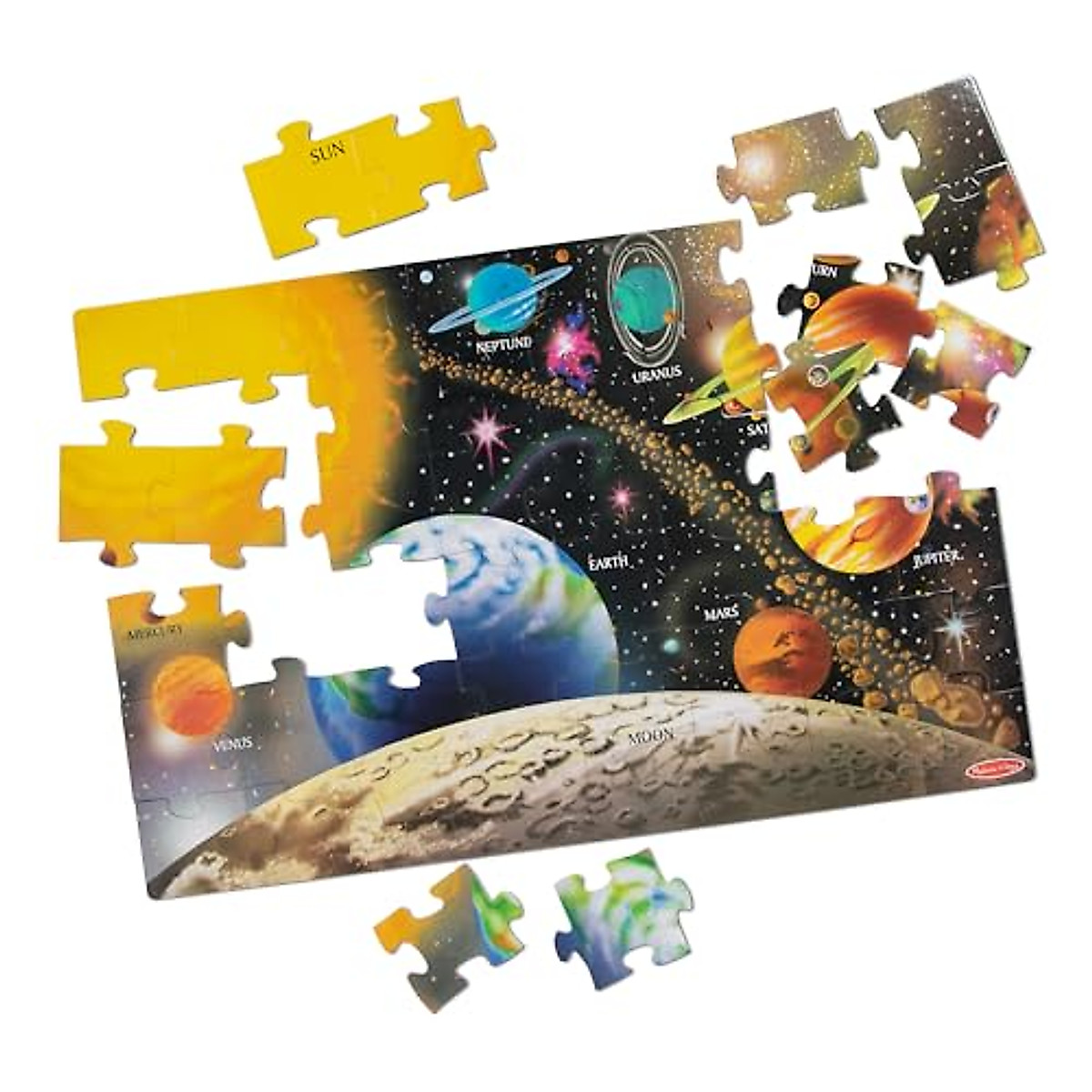 Melissa & Doug Solar System Floor Puzzle (48 pcs, 2 x 3 Feet) - FSC Certified