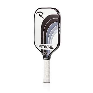 ROKNE Curve Classic Pickleball Paddle | USAPA Approved Fiberglass Pickleball Paddles | Elevate Your Game with Precision Engineering & Comfort | ProGrit Texture for Max Spin & Power | Paddle