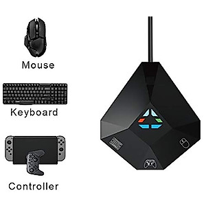 Mouse and Keyboard Converter for Nintendo Switch,Keyboard and Mouse Adapter for PS4, PS3, Xbox One, Xbox 360, Nintendo Switch lite
