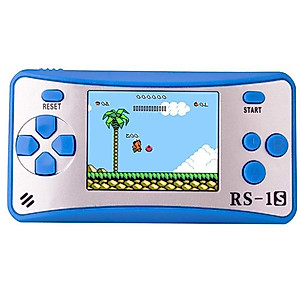 ZTING 2.5LCDD Handheld Children's Game Machine, Built-in 168 Old School Games Retro Arcade Game Player Boy Birthday Gift,Blue