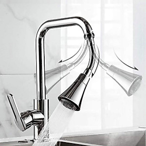 TOPBATHY Faucet Extender 360 Rotate Swivel Faucet Extension Tubes Adjustable Faucet Sprayer Faucet Diffuser Sprayer Hose for Kitchen Bathtub Sink