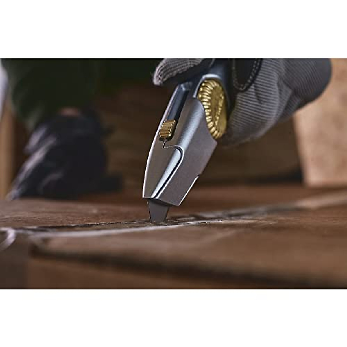 Stanley 2-10-122 Knife "Titan RB" with retractable blade, Silver