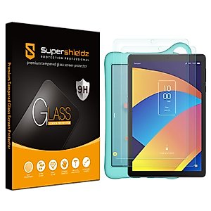 Supershieldz (2 Pack) Designed for TCL Tab 8-inch and TCL Tab Family Edition/Disney Edition 8-inch Tablet [Not Fit for TCL Tab 8 LE] Tempered Glass Screen Protector, Anti Scratch, Bubble Free