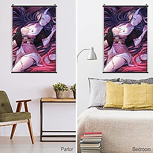 Anime Poster Kamado Nezuko Wall Scroll Poster Canvas Painting for Home Wall Decor 16"X 24"