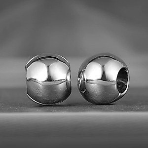 ERKUOO 2PCS Ear Weights for Stretched Tapers Ear Hangers Heavy Hook for Ear Dangle Plugs Tunnels Ear Piercing Gauges Jewelry 5/8"(16mm)