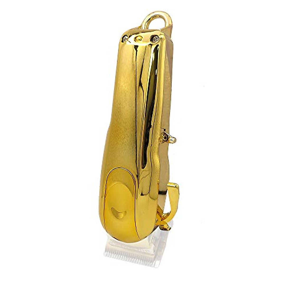 DIY Full Housing Combo, Complete Clipper Cover for Wahl 5-Star Series Magic Clipper Cordless #8148, Super Taper Cordless, Designer Cordless #8591(Trasparent) … (GOLD)