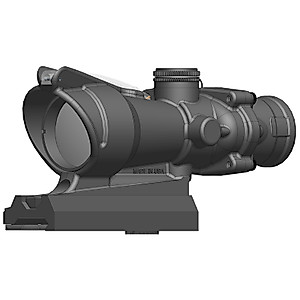 Trijicon 4x32 ACOG with Red Horseshoe/Dot M855 RCO Reticle and Quick Release Mount
