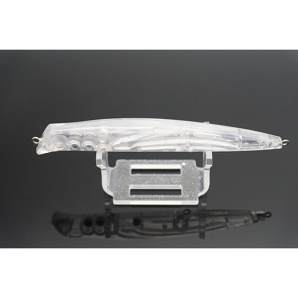 10PCS Unpainted Lure Blanks 13.73g 13cm with 7mm Free Fishing Eye Crankbait Simulation Blank Body Clear Hard Baits Trout Salmon Minnow Lure Popper Lures Topwater Freshwater 7mm 8055