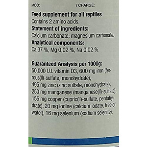 Nekton Rep-Calcium Plus D3 Reptile Supplement, 65gm