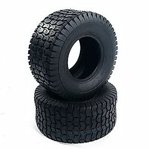 Set of 2 18X9.50-8 4PR Lawn Mower Tires Tubeless Turf Garden Tires