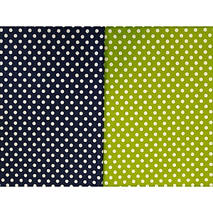 Fat Quarters Cotton Fabric Bundles 18" x 22" Quilting Fabric for Sewing,8 PCS Dots