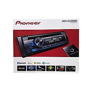 Pioneer DEH-S4100BT in Dash CD AM/FM Receiver with MIXTRAX, Bluetooth Dual Phone Connection, USB, Spotify, Pandora Control, iPhone and Android Music Support, Smart Sync App