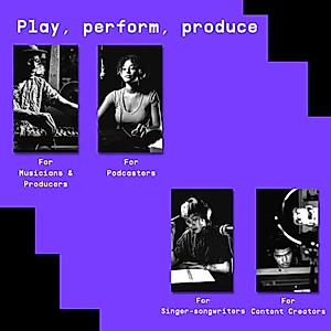 Arturia MiniFuse 1 - Compact USB Audio Interface with Creative Software for Recording, Production, Podcasting, Guitar - Black