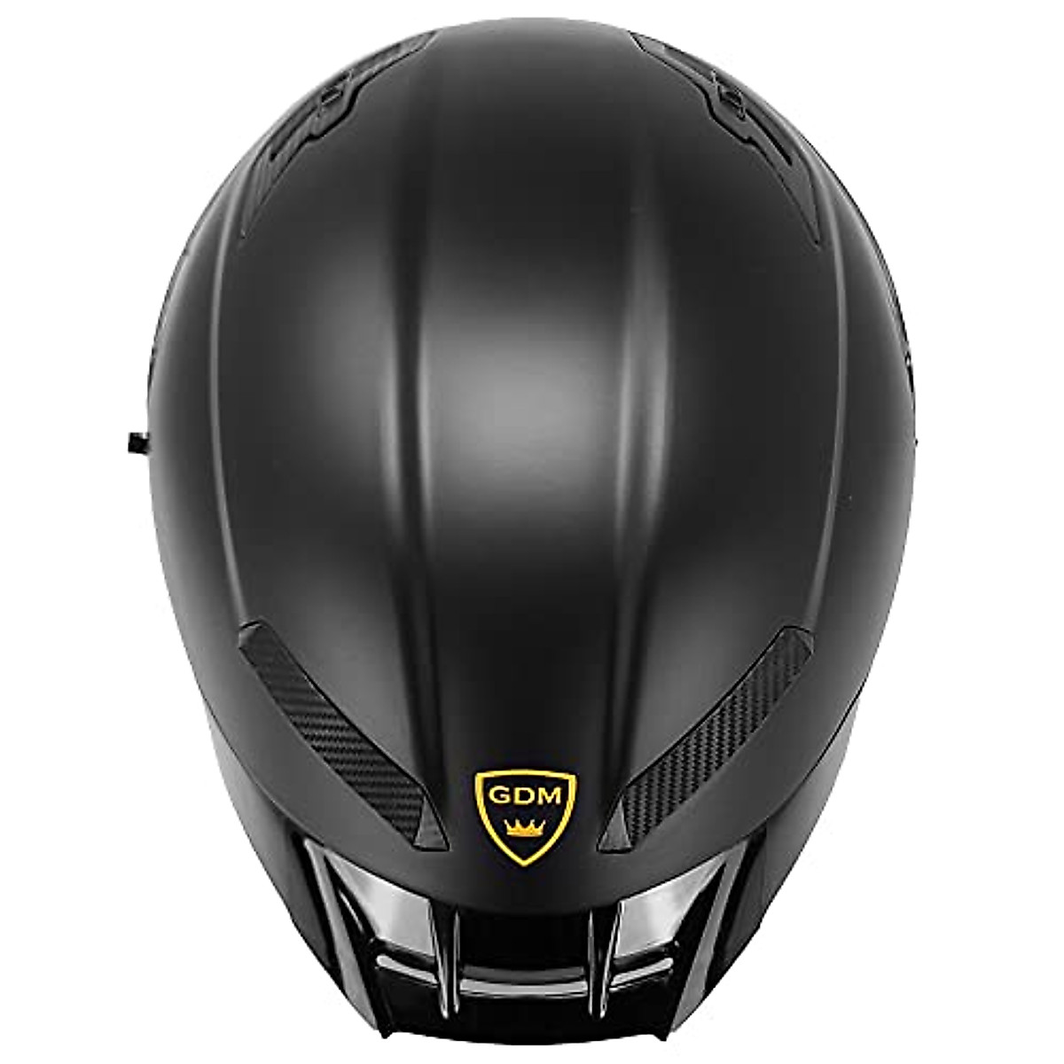 Bluetooth Motorcycle Helmet with Clear, Tinted, Iridium Shields (Matte Black, Small)