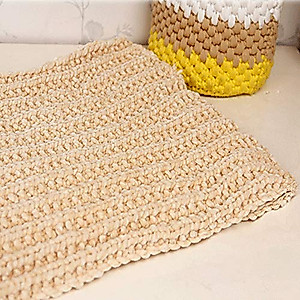 Green Velvet Chenille Yarn DIY Winter Sweater Scarf Gloves Yarn Fluffy Soft Warm Yarn Accessory Yarn Knitting Materials 200g