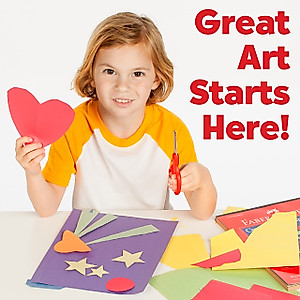 Faber-Castell Construction Paper Pad - Multi-Colored Craft Paper (9" x 12"), 60 Sheets