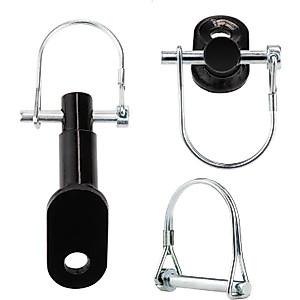 Bike Trailer Hitch Coupler Cycling Adapter Accessories Rear Rack Axle Carrier Mount Hitch Attachment for Kids Pets Trailer Cargo