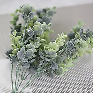 Bluelans® Artificial Fake Plastic Artificial Plastic Plant Eucalyptus Grass for Home Garden Wedding Party Decoration