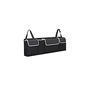 KOWMsnh Closet Mounted Storage Car Organizer Trunk Storage Backseat Trunk Organizer Car Accessories Portable Car Storage Black for Auto Hanging Seat Back Boxs