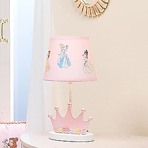 Disney Princesses Lamp,Resin with Shade & Bulb