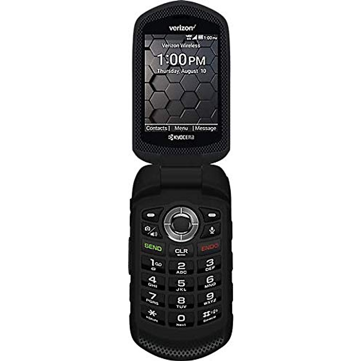 Kyocera DuraXV LTE E4610 Non-Camera Verizon Wireless Rugged Waterproof Flip Phone (Renewed)