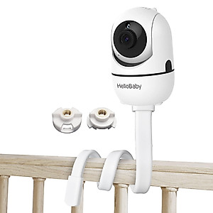 for Hellobaby Monitor Mount fits HB6550/ HB65/ HB6339/ HB40/ HB6081/ HB66/ HB6351 and ANMEATE SM935E, 20 Inch Twist Mount Without Tools or Wall Damage