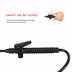 CLICIC Lawn and Garden Portable Sprayer - 0.8 Gallon - Pump Pressure Sprayer Includes Adjustable Shoulder Strap