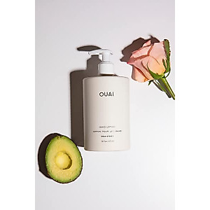 OUAI Hand Wash and Hand Lotion, Moisturizes and Exfoliates with Daily Use, Made with Jojoba Esters, Avocado and Rosehip Oils, Dean Street Scent, 16 oz each…