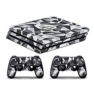 Skin Ps4 PRO - CAMOUFLAGE GEOMETRIC - limited edition DECAL COVER ADESIVA Playstation 4 Slim SONY BUNDLE