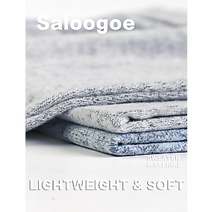 Saloogoe Fall Clothes for Women 2025 Long Tunic Sweatshirts Womens Fashion Coffee XL