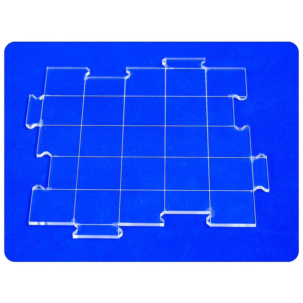 Interchangeable Clear Battle Tiles Great for D&D and RPG Games Combo Pack ~ 4-Small, 4-Big