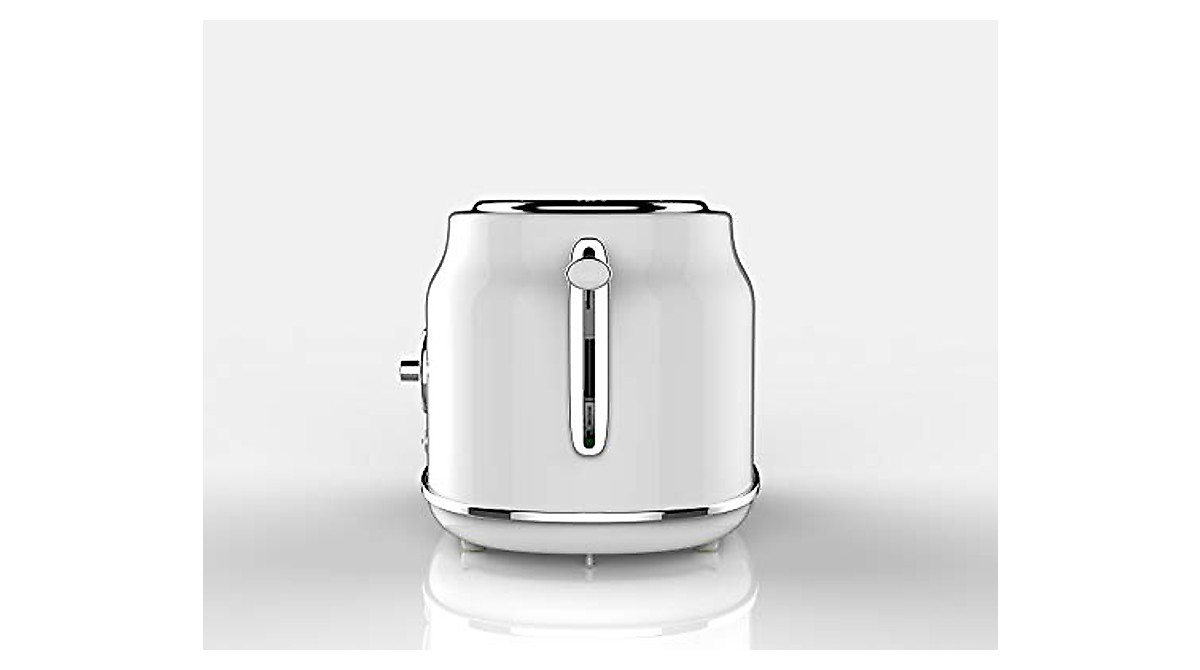 Frigidaire ETO102-WHITE Retro 2 Slice Toaster with Wide Slots