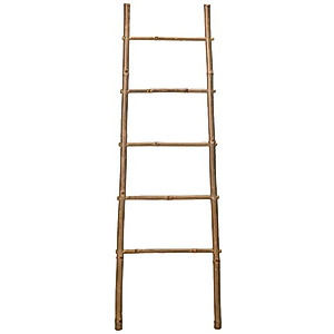 Master Garden Products Bamboo Ladder Rack, 60H", Yellow