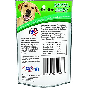 Carolina Prime Pet 40141 Dental Jerky Treat For Dogs ( 1 Pouch), One Size