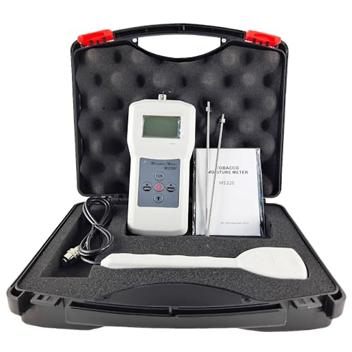 Digital Tobacco Moisture Meter Analyzer Tobacco Leaf Moisture Tester MS320 Measuring Range 8% to 40% with Separated Probe