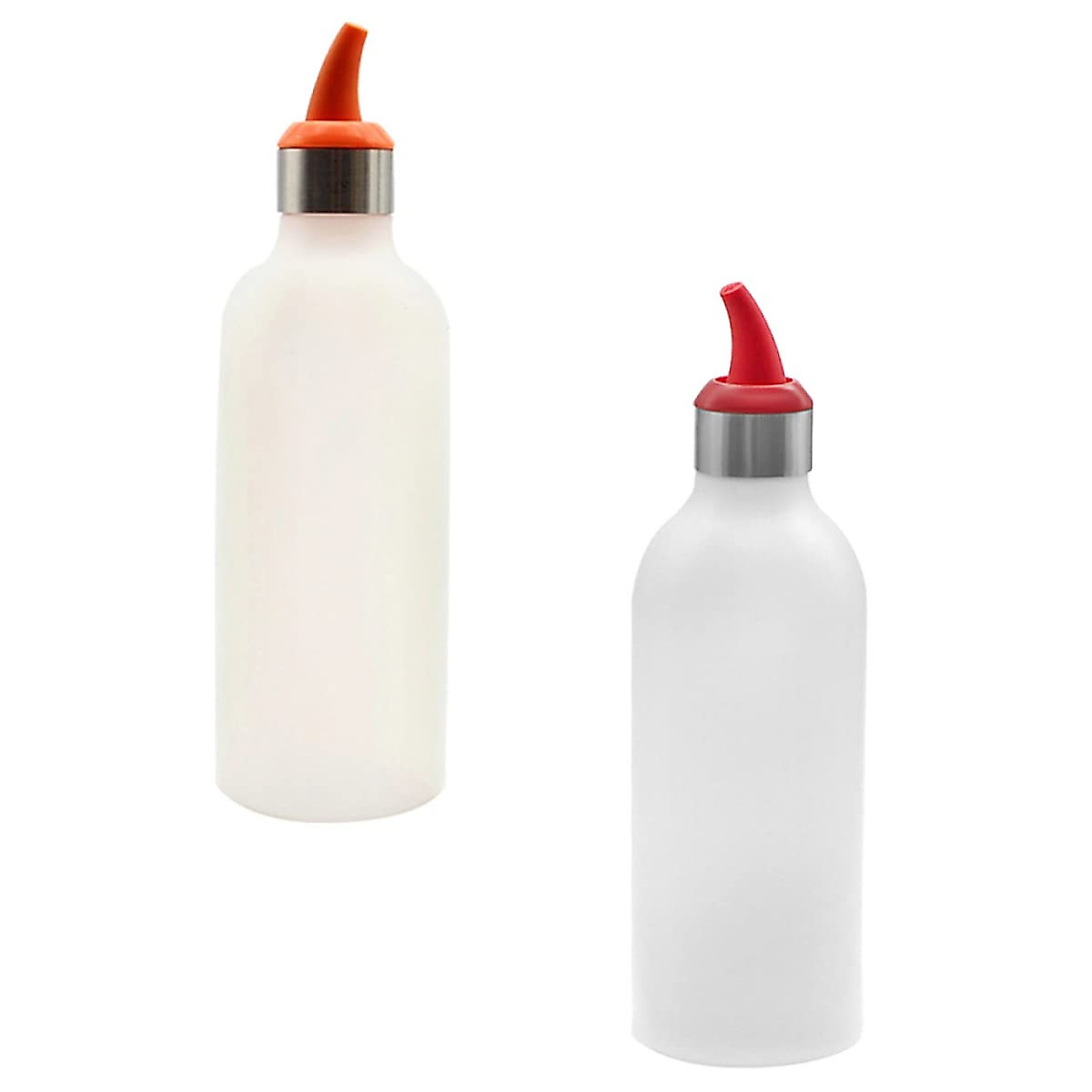 2pcs Mustard Squeeze Bottle Sauce Bottle Condiment Bottle Ketchup