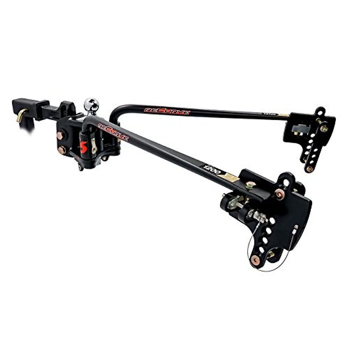 Camco Eaz-Lift ReCurve R6 1,200lb Weight Distribution Hitch | Features 1,400lb Max Tongue Weight Rating, 2-5/16-inch Ball has a 15,000lb Max Rating, and Premium Adaptive Sway Control | (48734)
