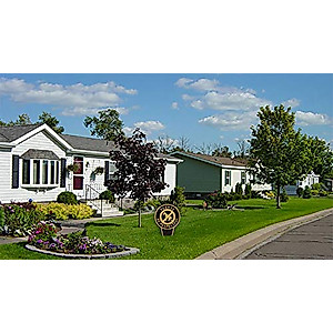 No Dog Poop Sign for Yard with Stake (2Pack) 12" x 6"Double Sided No Pooping Dog Sign-Please Be Respectful - Stop Dogs from Pooping or Peeing On Your Lawn Yard Sign