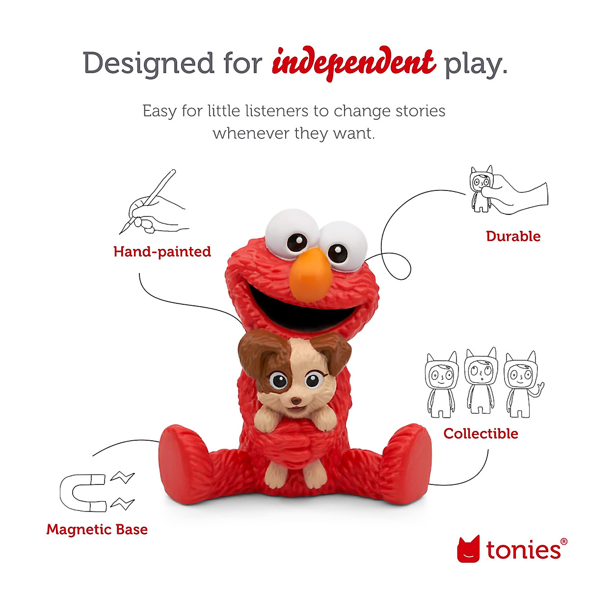 Tonies Elmo & Tango Audio Toy Figurine from Sesame Street