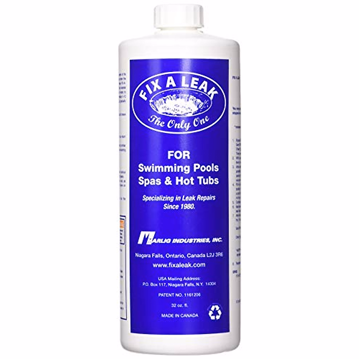 Marlig Industries Seal 32oz Marlig Fix Pool and Spa Leak Sealer 32 oz-2 Pack, Blue