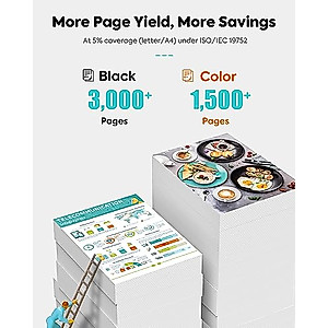 TESEN LC402XL Compatible Ink Cartridge Replacement for Brother LC-402XL High Capacity LC402 402 for Brother MFC-J5340DW MFC-J6540DW MFC-J6740DW MFC-J6940DW Printer Black Cyan Magenta Yellow 4 Packs