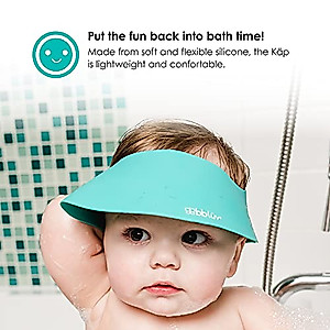 bblüv Käp - Let's Make Bathing Fun with The Silicone Shampoo Repellent Cap by Bbluv. NO More TEARS with Käp! - Aqua