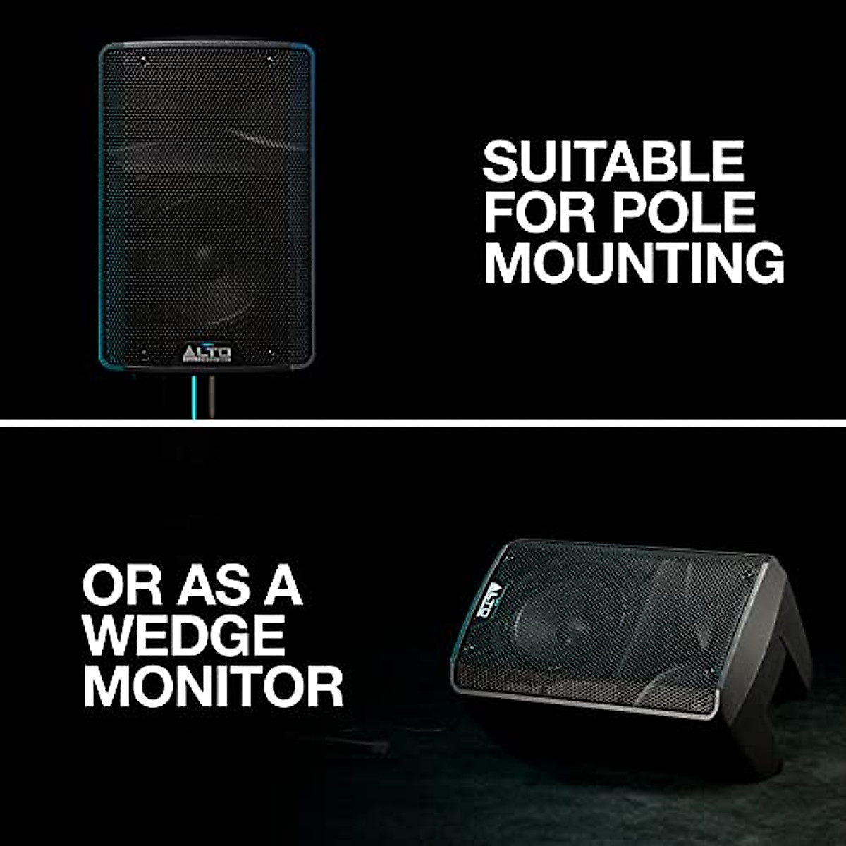 Alto Professional TX308 – 350W Powered DJ Speakers, PA System with 8" Woofer for Mobile DJ and Musicians, Small Venues, Ceremonies and Sports Events