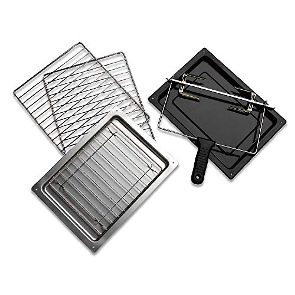 Hamilton Beach Countertop Convection Oven with Rotisserie, Bake Pans & Broiler Rack, Extra-Large Capacity, Black (31105D)